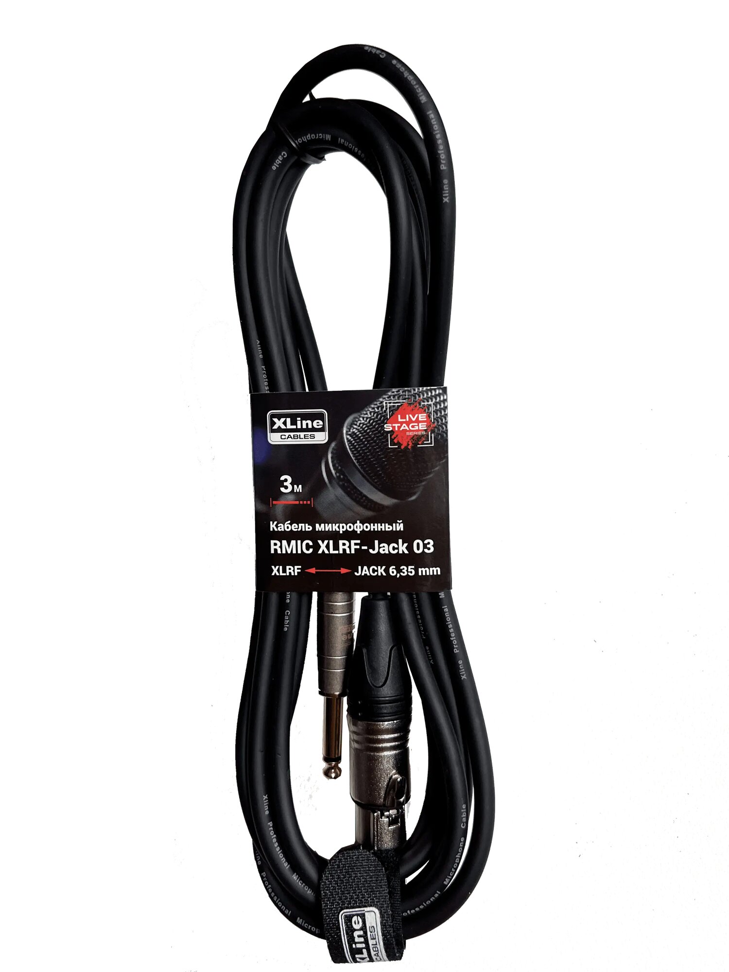 Коммутационный кабель Xline Cables RMIC XLRF-JACK 03 3 м
