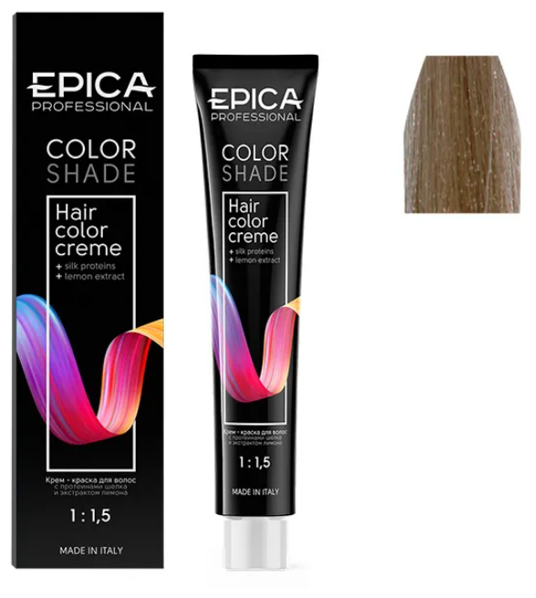 EPICA PROFESSIONAL Colorshade Крем-краска 10.0 светлый блондин натуральный холодный, 100 мл.