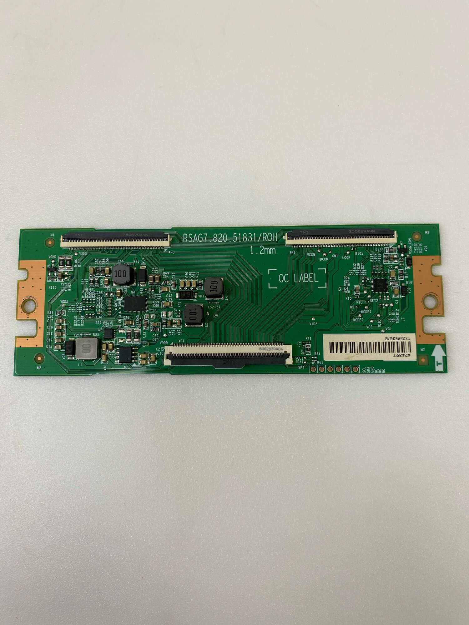 Плата T-Con (RSAG7.820.51831/ROH), для телевизора Hisense 50E77Q RU P: T500QVN04.1