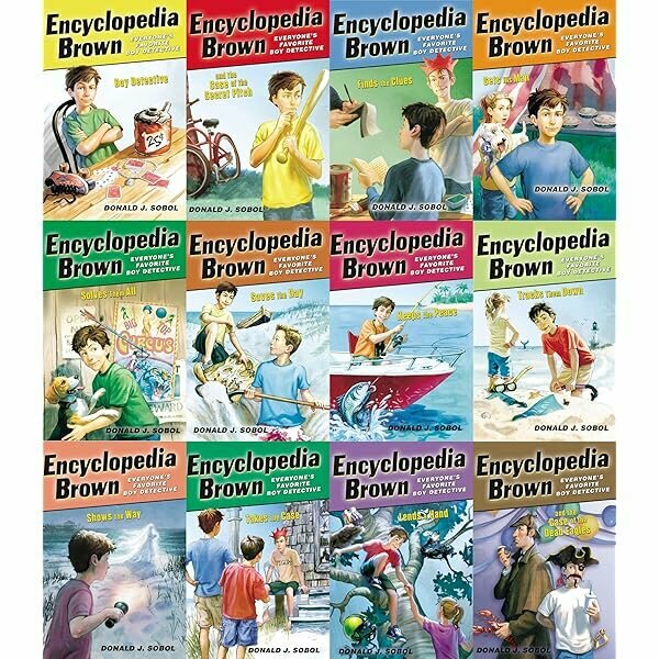 Encyclopedia Brown Series: Volume 1 - 12 (12 Book Set) Reprinted books