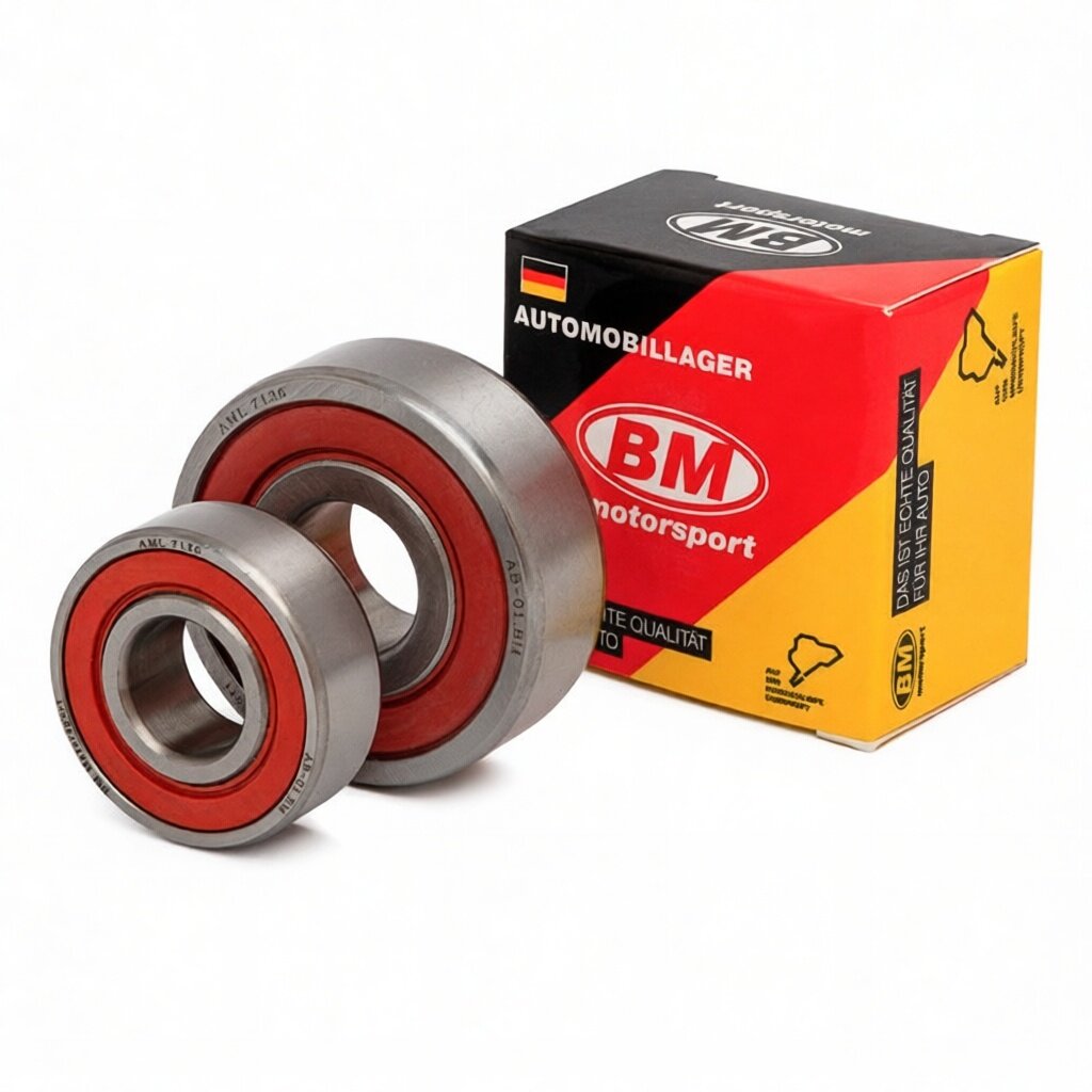 Комплект подшипников генератора PW-P 0202+PW-P 0303 AML 7136 ВАЗ 2110-2112, 2170, 2190 BM-Motorsport