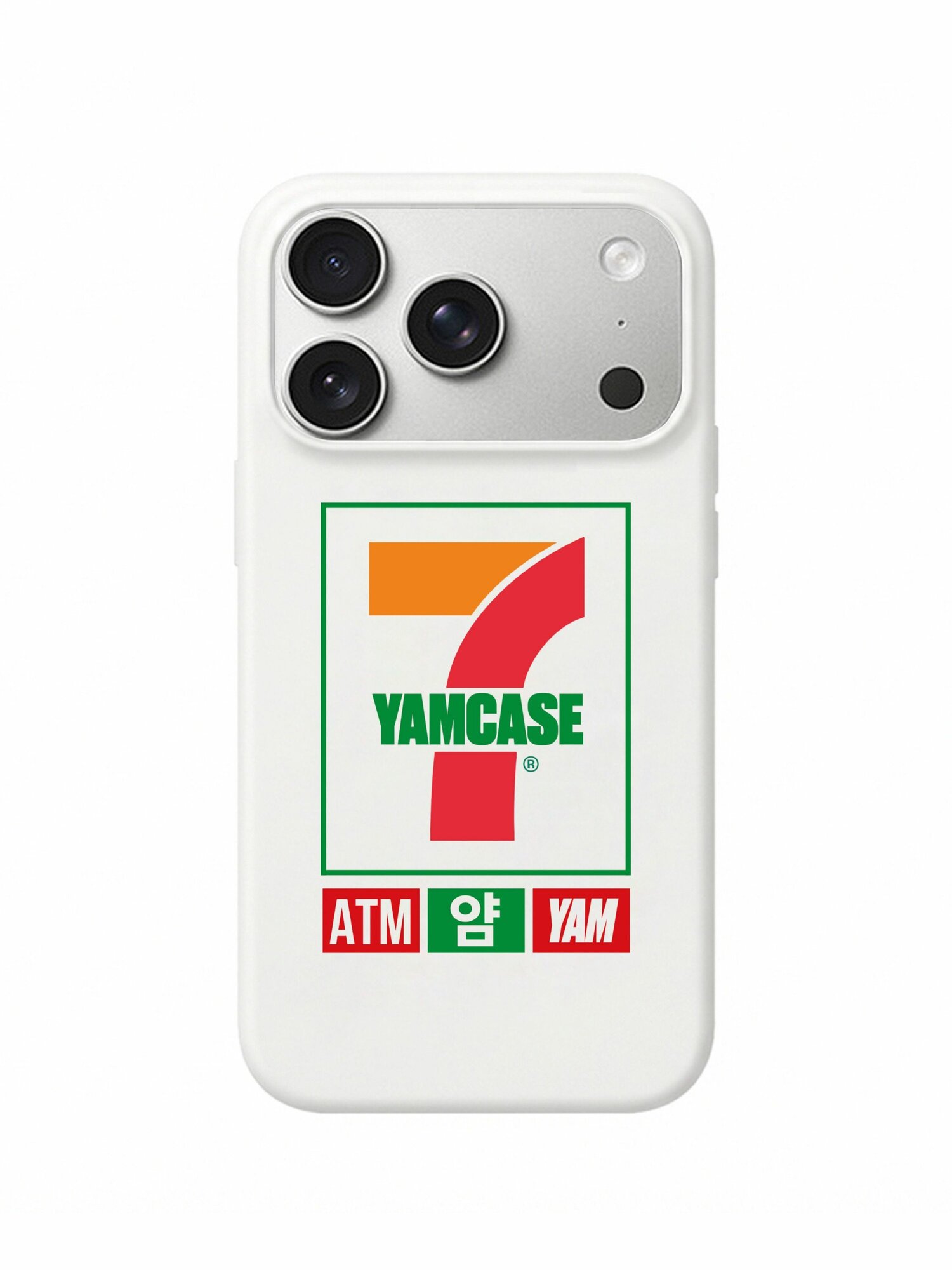 Чехол Yamcase для iPhone 17 Pro, прозрачный с рисунком, противоударный