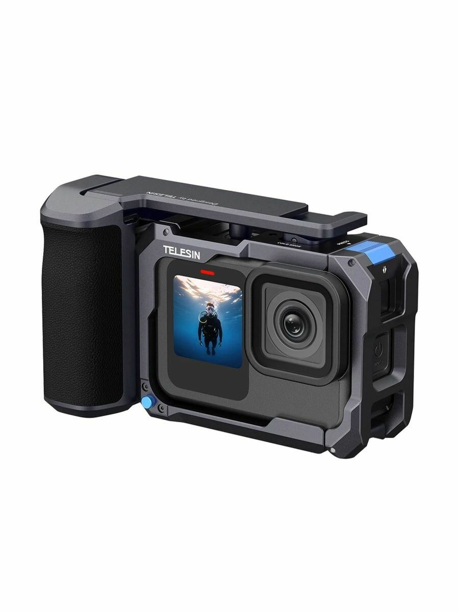 Рамка грип для GoPro 13 Telesin для GoPro 9 10 11 12 13, S6-FMS-26-TGP