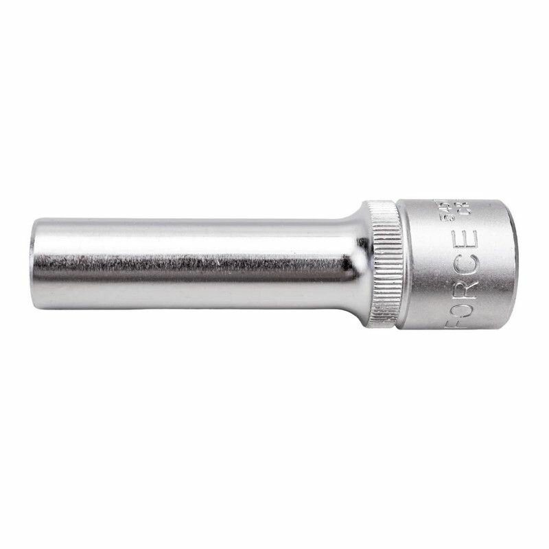 Головка торцевая глубокая 1/2" шестигранная, 10 мм, L77 мм, Force 5457710