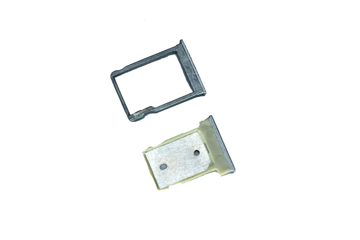 SIM лоток (Держатель сим карты) для HTC M9 (2 в 1) белый