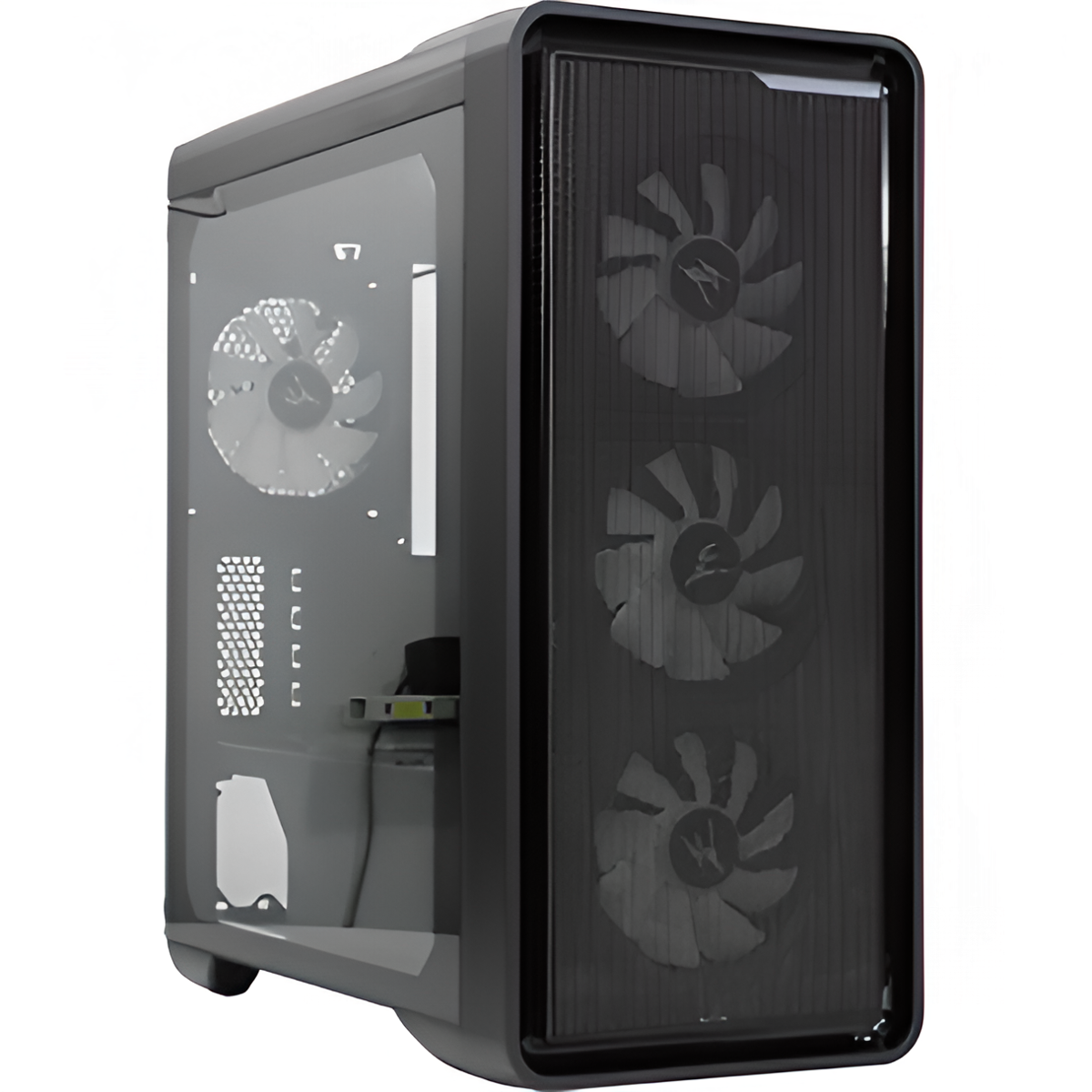 Корпус Mini-Tower Zalman M3 Plus RGB TG, Micro-ATX, Black (M3 Plus RGB)