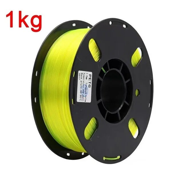 PETG нить Trans Yellow-1kg, 1,75 мм