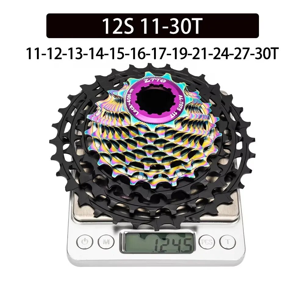 ZTTO Кассета 12s 11-30T Black-Rainbw1