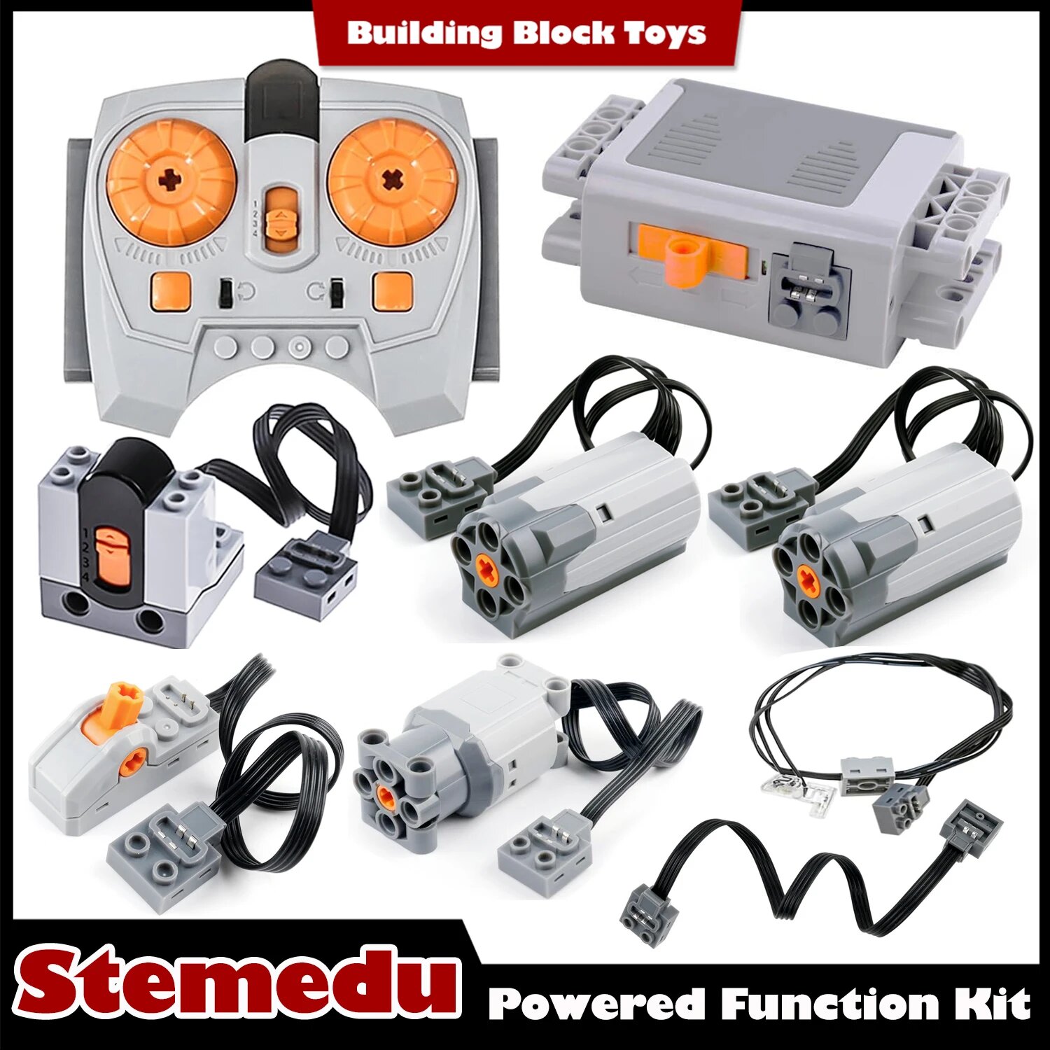 Набор двигателей Power Functions для Lego, пластик