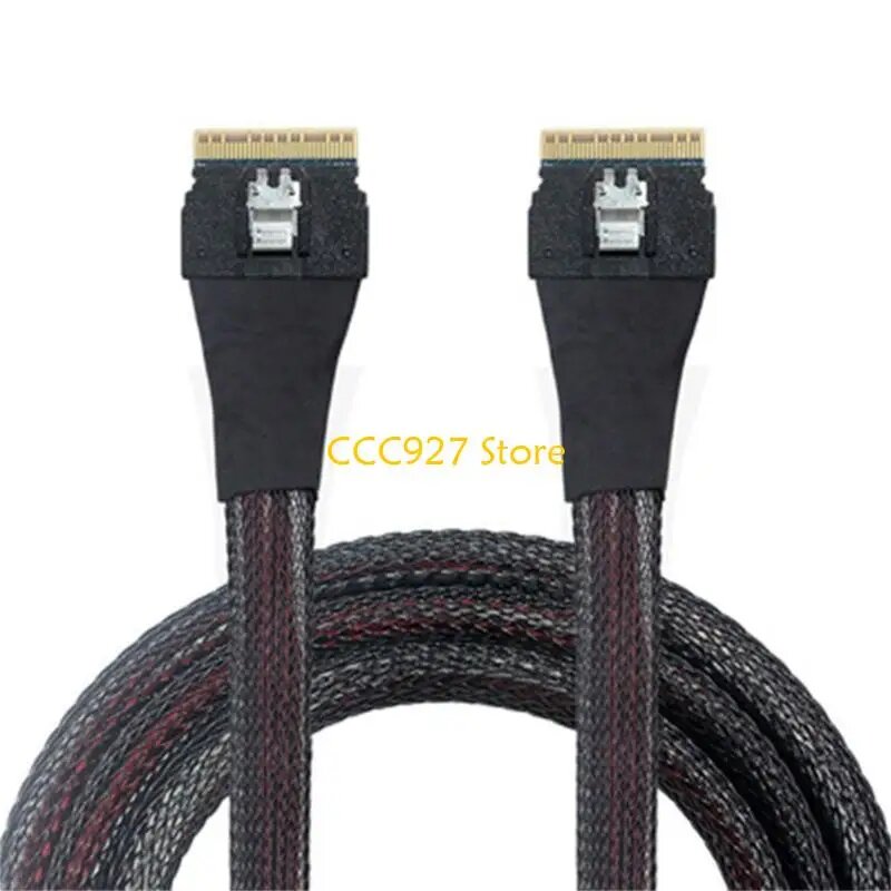 Кабель SAS 0.8m SFF-8654 Slimline 8i — фото 1
