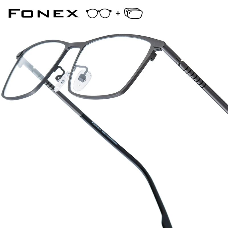 FONEX прогрессивные очки для мужчин 85915 Gray, 1.67, Единая версия, Анти-синий луч + фото-серый