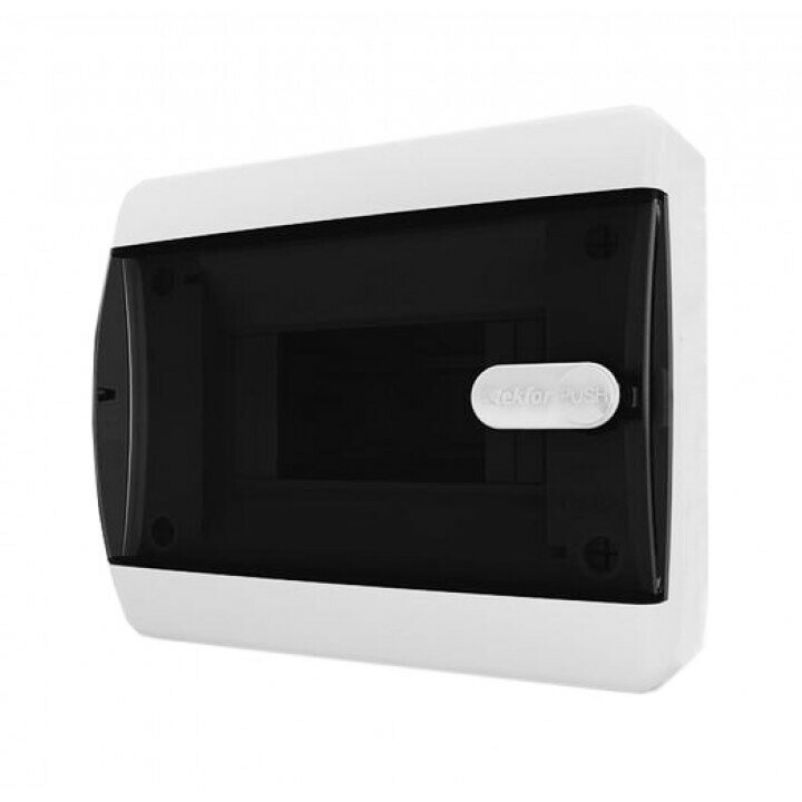 Щит ЩРН-П-06 мод. дымчатая дверь IP40 Tekfor CNK-40-06-1