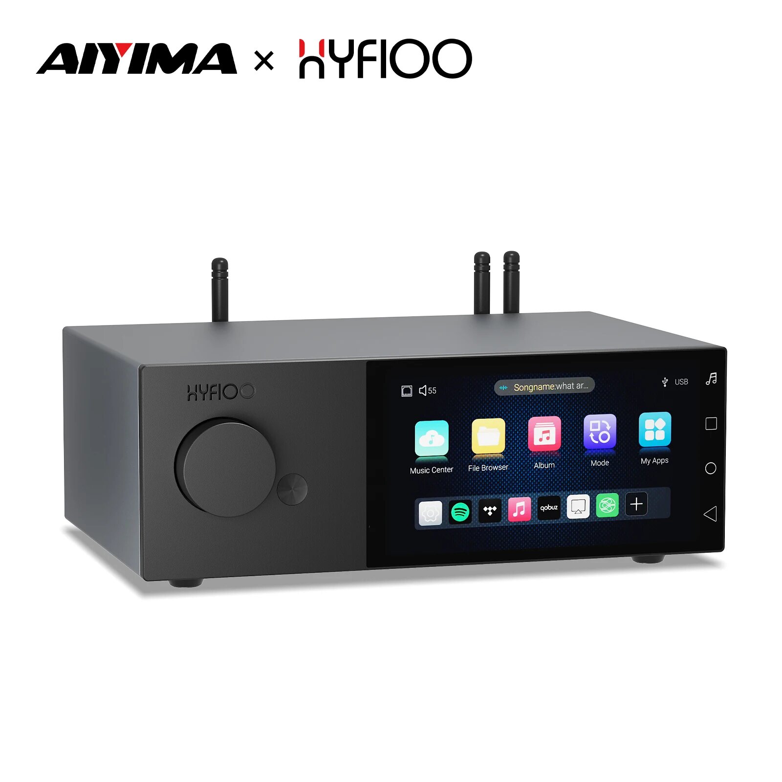 Aiyima X HYFIOO DM100 Беспроводной музыкальный стример