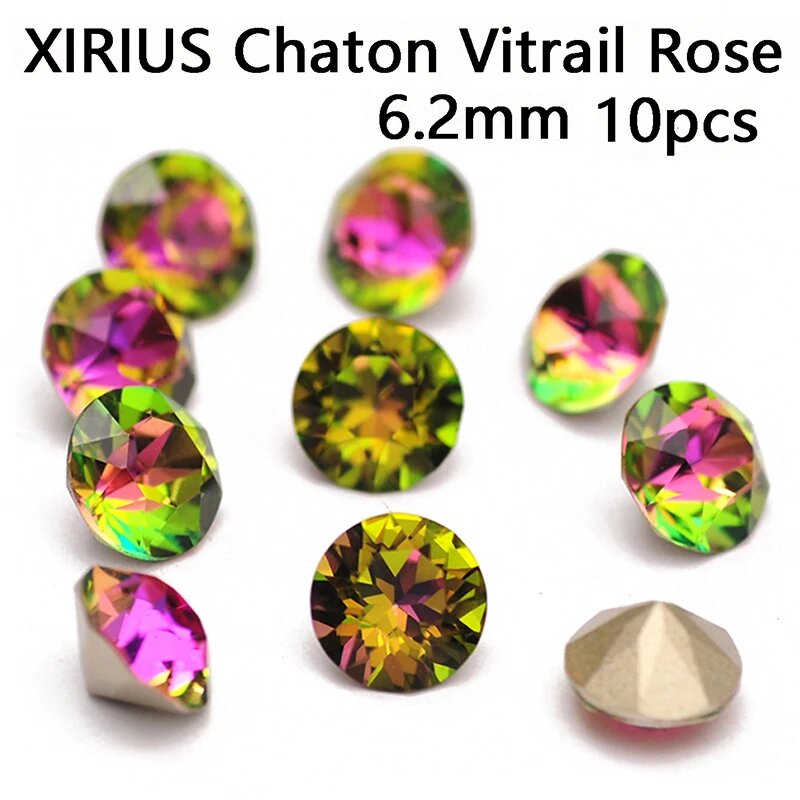 Стразы Vitrail Rose Stones для рукоделия CTPA3bI