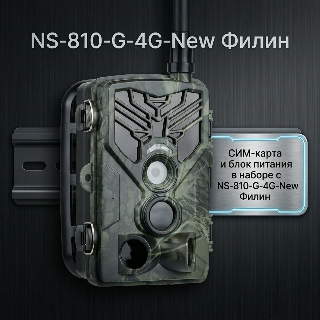 Фотоловушка для наблюдения за животными NS810-G-4G-New Филин