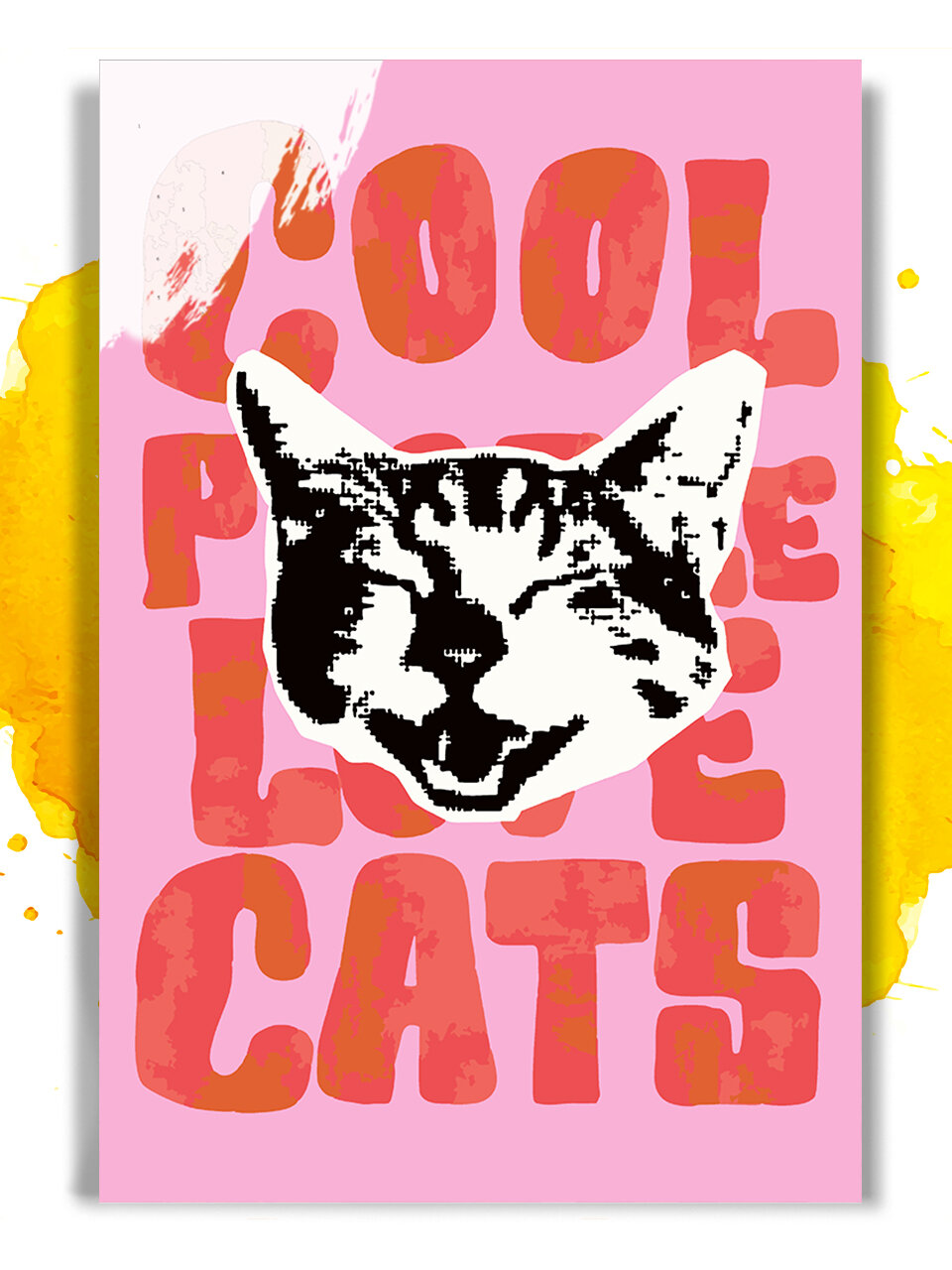 Картина по номерам на холсте Cool People Love Cats, 40 х 60 см