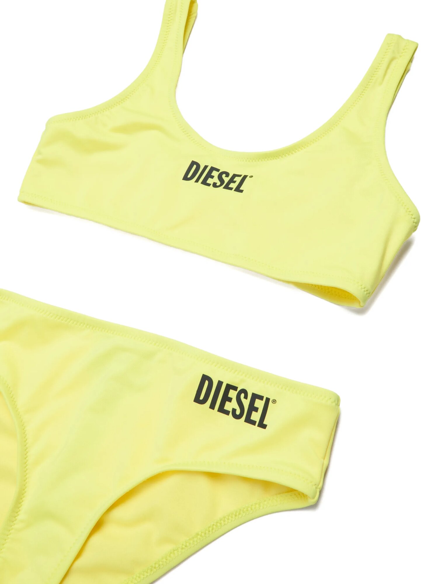 Купальник DIESEL Logo-print bikini, размер 14 лет, Желтый — фото 1