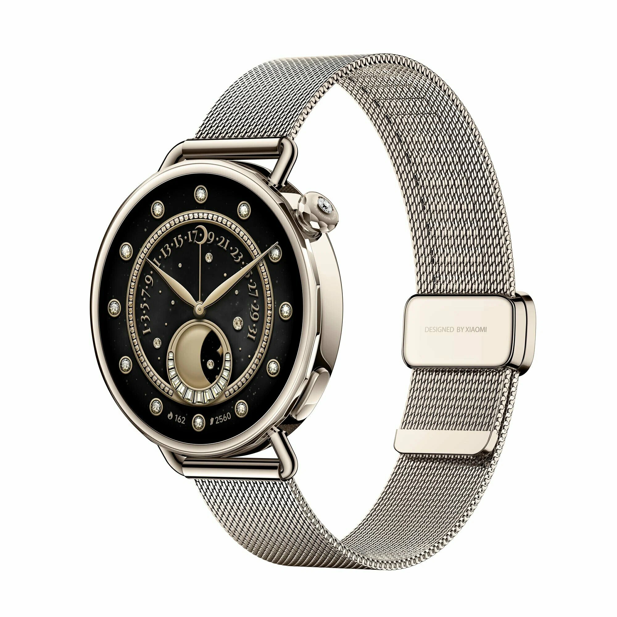 Смарт-часы Xiaomi Watch S4 41мм Milanese Strap (золото заката)