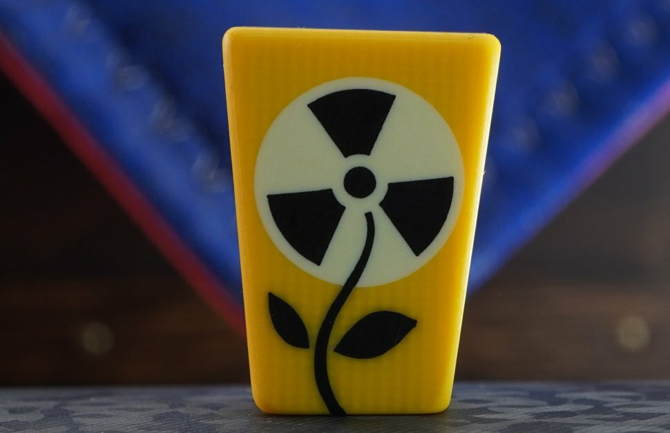 Бусина Stabwoodstone The Last Flower, G-10, люминофор