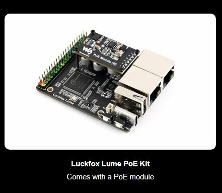 Luckfox Lume PoE Kit - плата разработки