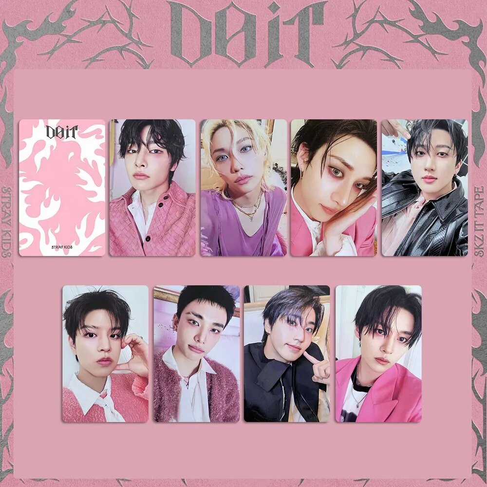 STRAY KIDS Карточки DO IT straykids k-pop карточки коллекционные кпоп карты 54 * 86 мм 8 шт