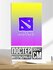 Постер на стену DOTA 2 gradient