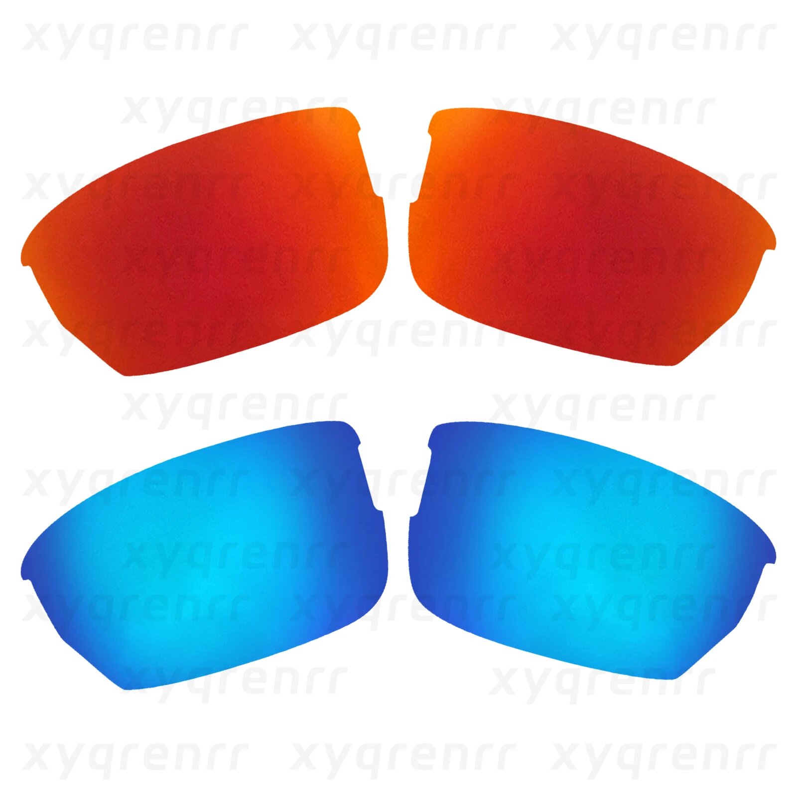 Поляризованные линзы Xyqrenrr для солнцезащитных очков Wiley X Saint Red and Blue