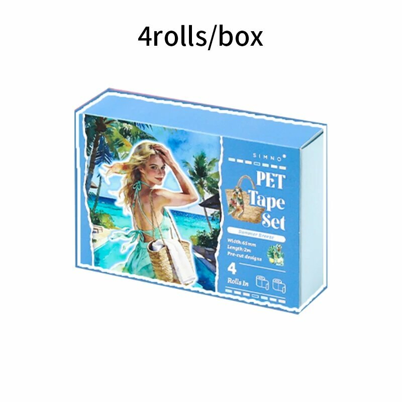 Декоративный скотч PET Tape Set, 4 рулона, S31982-2