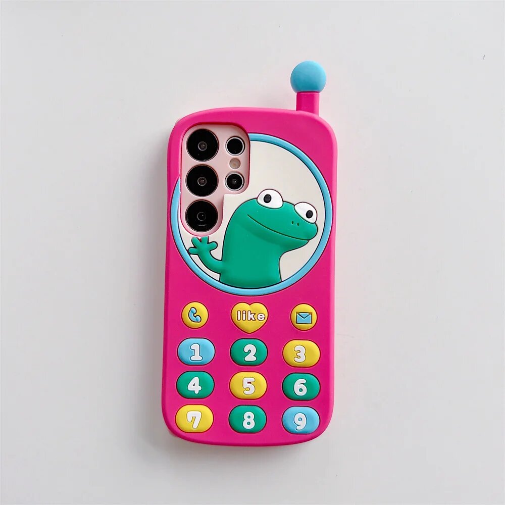 Чехол для Samsung Galaxy S24 Ultra ретро ящерица 3D