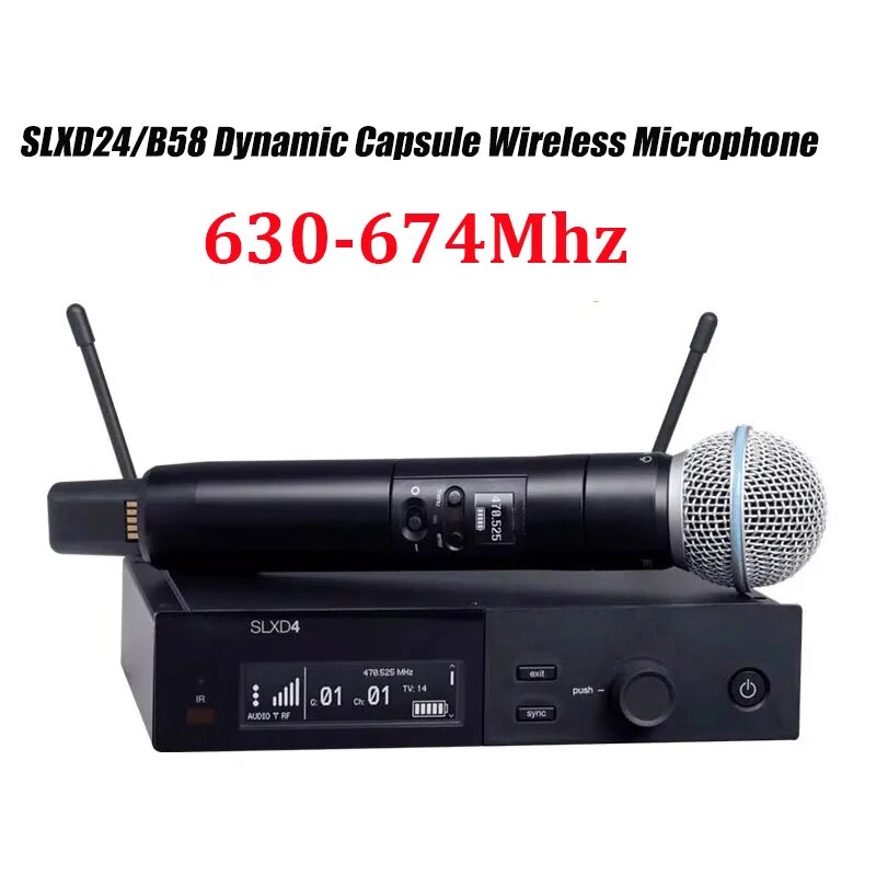 Беспроводной микрофон SLXD24/B58 630-674Mhz