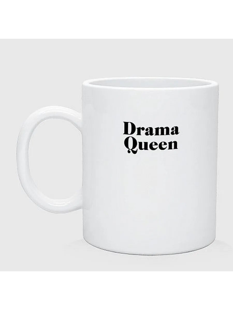 Надпись Drama Queen кружка