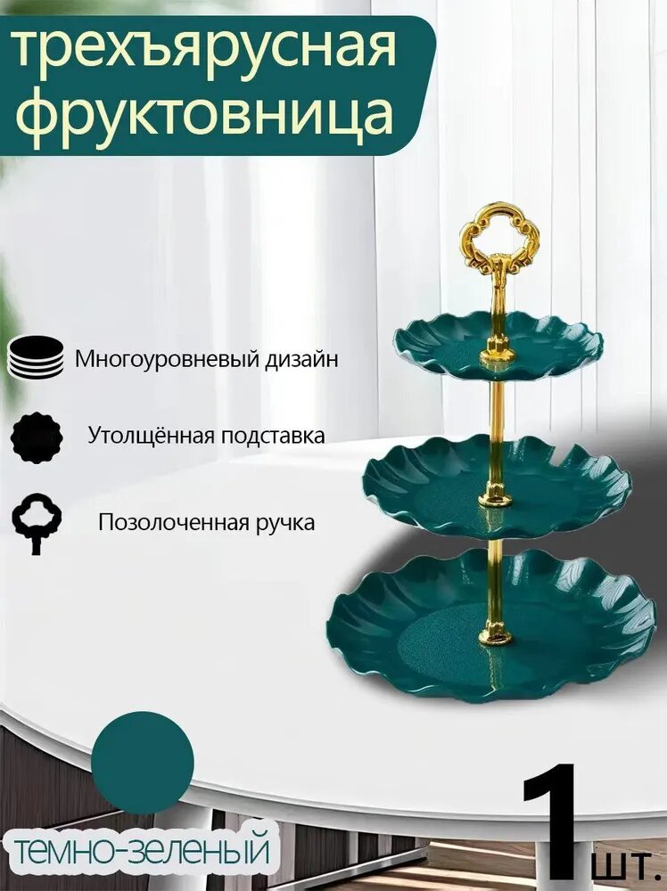 Фруктовница, диаметр 25 см, 1 шт