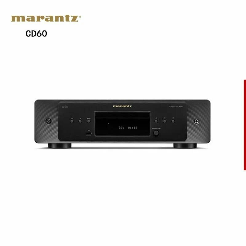 CD-проигрыватель Marantz CD60, черный, 1 диск, выход оптический