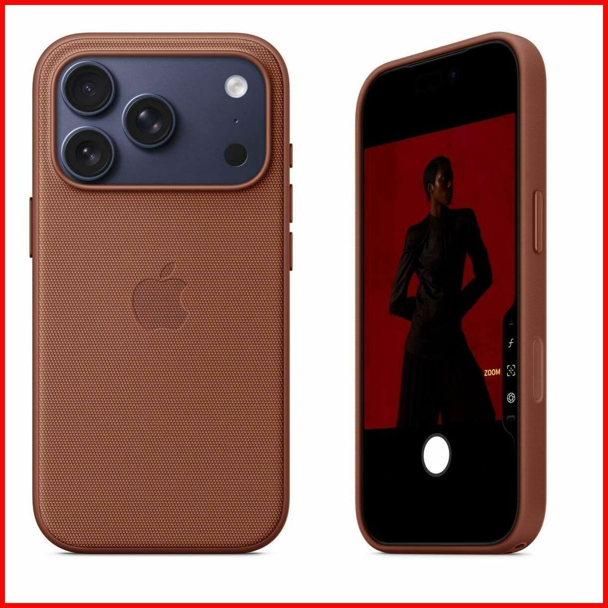 Чехол Apple TechWoven для iPhone 17 Pro max, ткань, MagSafe, эко, коричневый