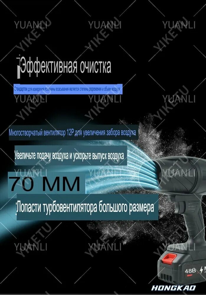 Воздуходувка,850Вт — фото 1