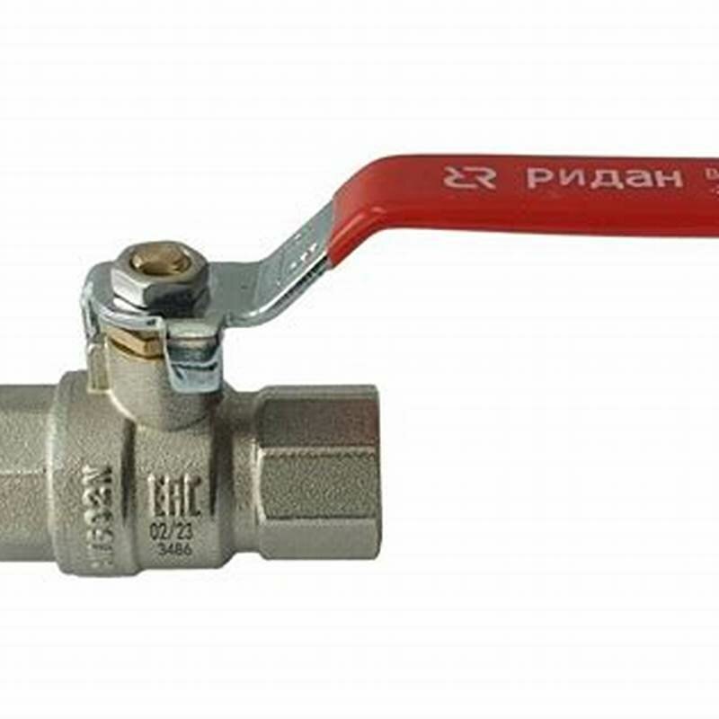 Кран шаровой Ридан BVR-R PN 40 DN 32 с внутренней резьбой, латунь, рабочая температура от −20 до +120 °C