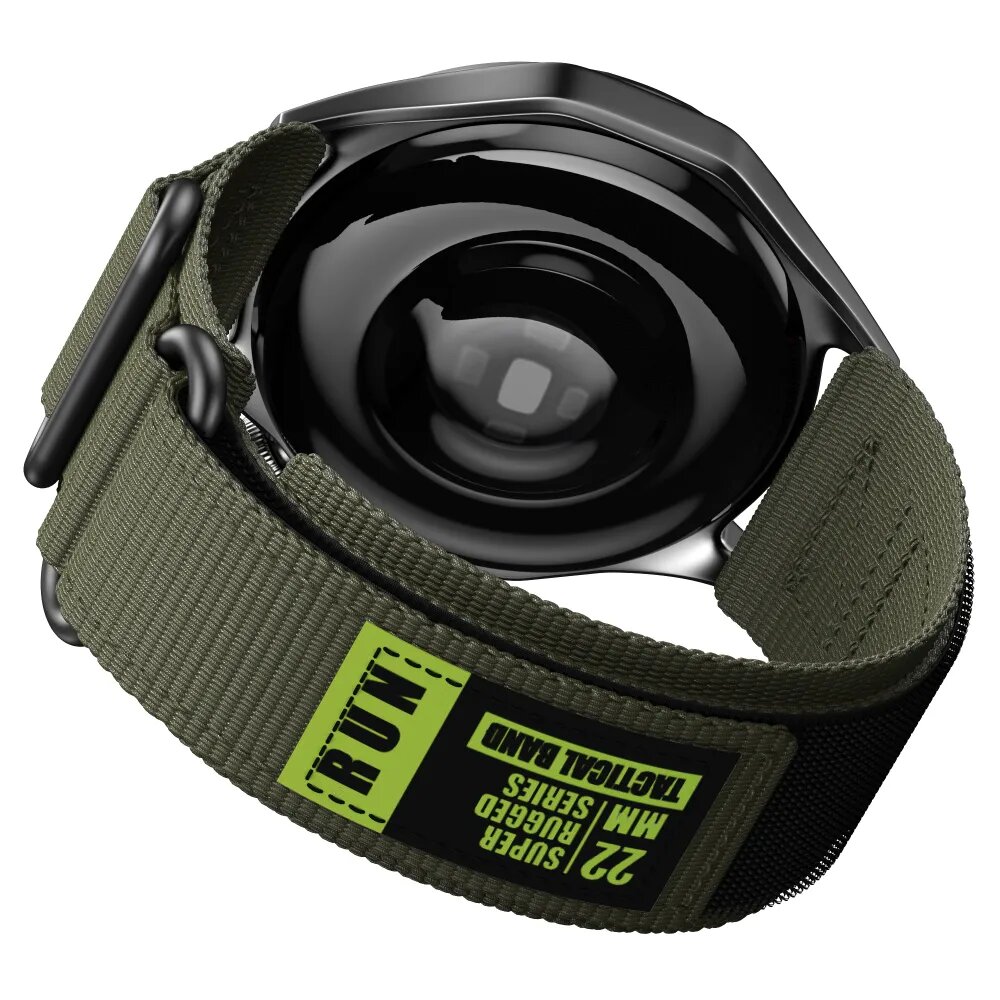 22 - мм нейлоновый ремень для часов Huawei GT 5 4 3 2, GT 4 3 2 Pro 46 мм, для Garmin Vivoactive 4, Venu 3 2, Samsung Galaxy Watch 3 45 мм / Gear S3 Frontier