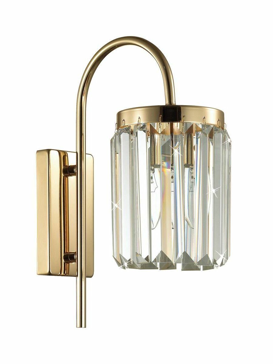 Светильник настенный хрустальный Odeon light 4987/1W, E14, 40Вт