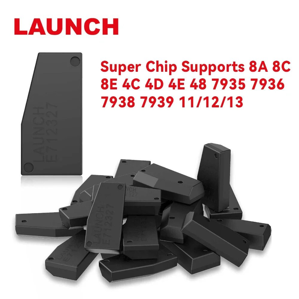 Суперчип LAUNCH X431 поддерживает 8A 8C 8E 4C 4D 4E 48 7935 7936 7938 7939 11/12/13, 5 Piece