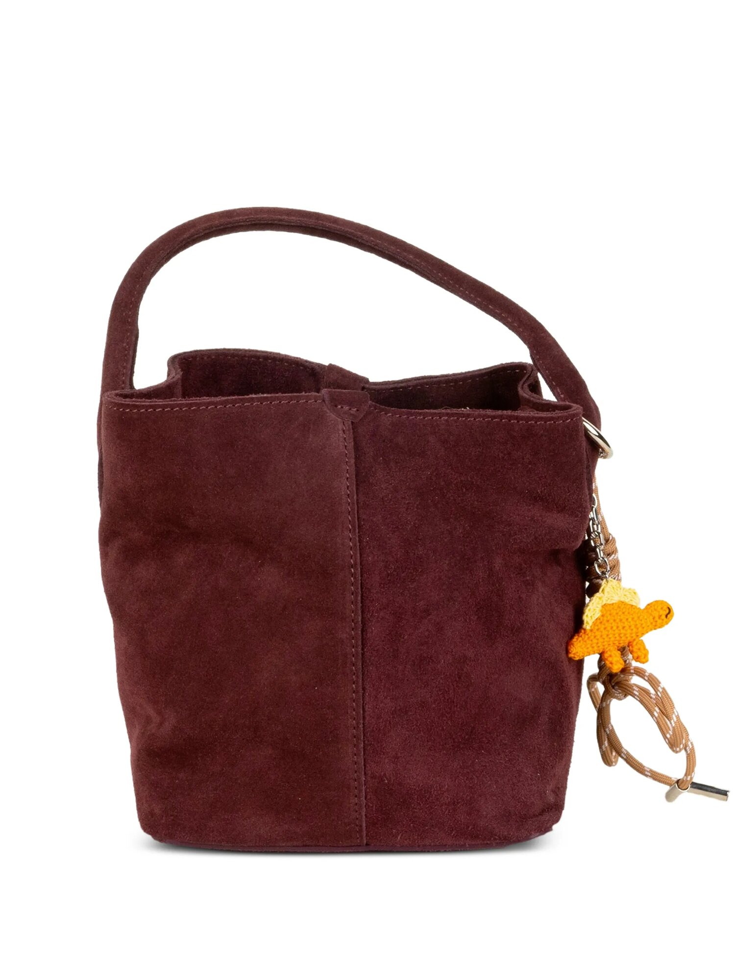 Сумка Paniere suede charm-detail shoulder bag