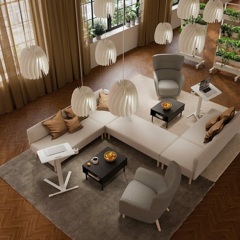 Подставка для ноутбука IKEA MITTZON 005.156.07, белый, 66x50 см