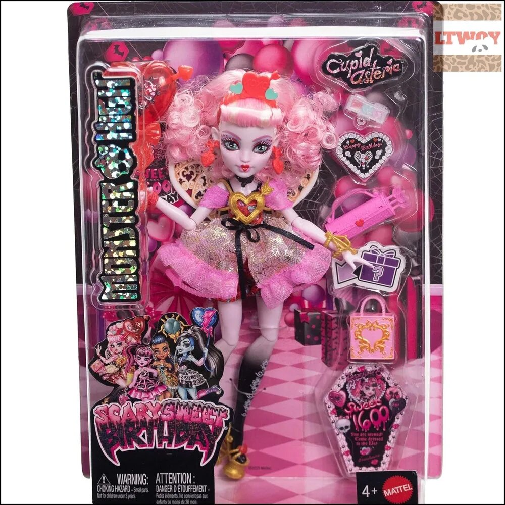 Monster High Игривая средняя школа G3-LYY, кукла Cupid Asteria, 28 см, пластик