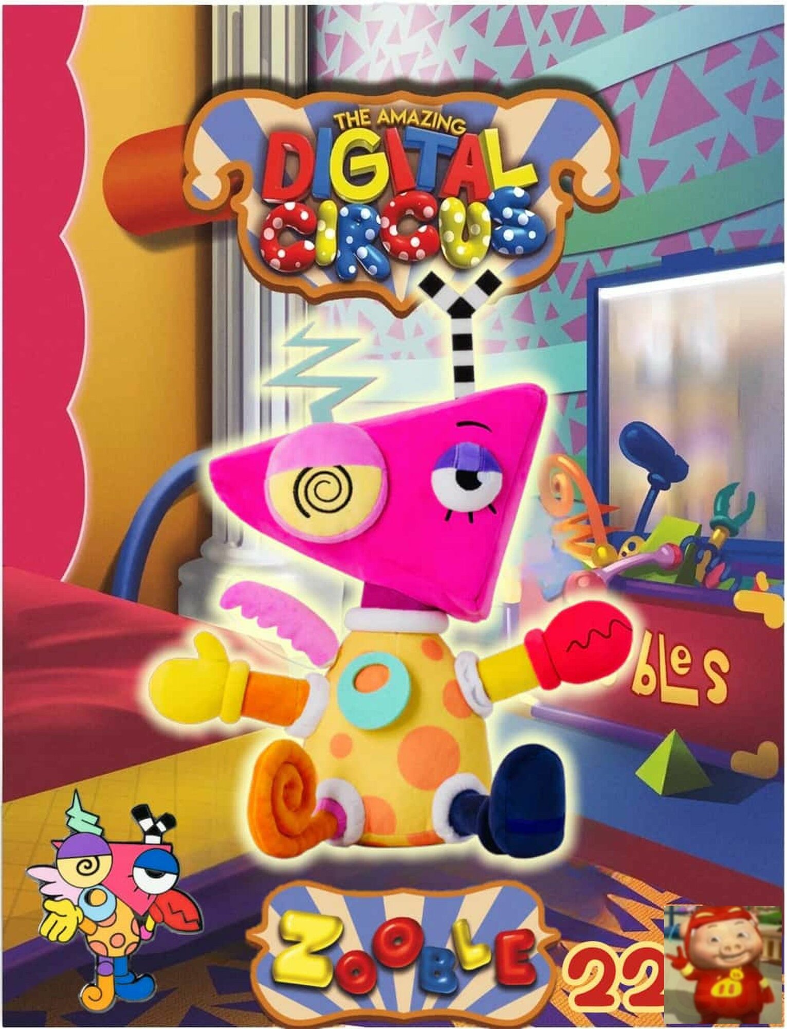 Мягкая игрушка Удивительный цифровой цирк (Zooble) / The Amazing Digital Circus