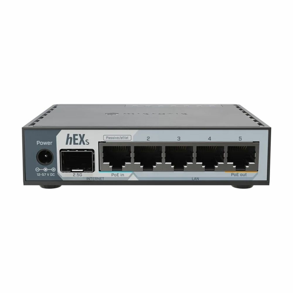Роутер hEX S (2025) (E60IUGS) 10/100/1000BASE-TX/SFP