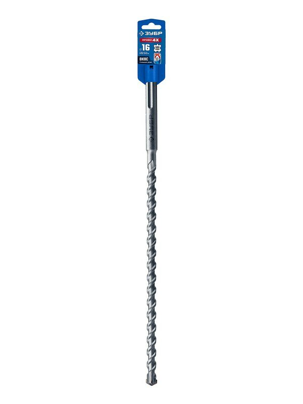 Бур SDS-Max Зубр 29350-410-16_z03 Профи-4Х 16x410/540мм, Профессионал