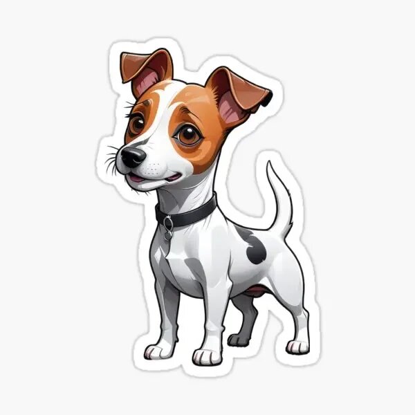 Наклейка Джек-Рассел-терьер, Jack Russell