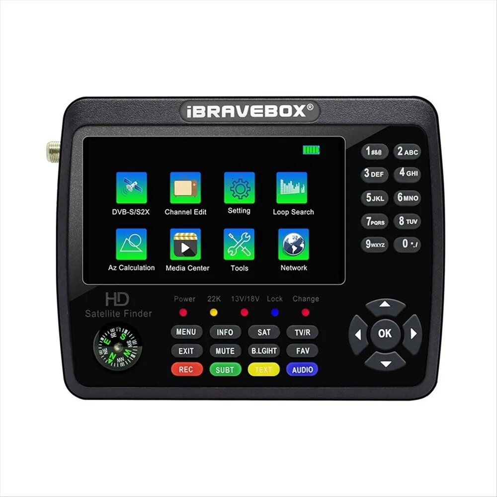 Комбинированный Спутниковый Искатель V10 Finder MAX С Вилкой ЕС