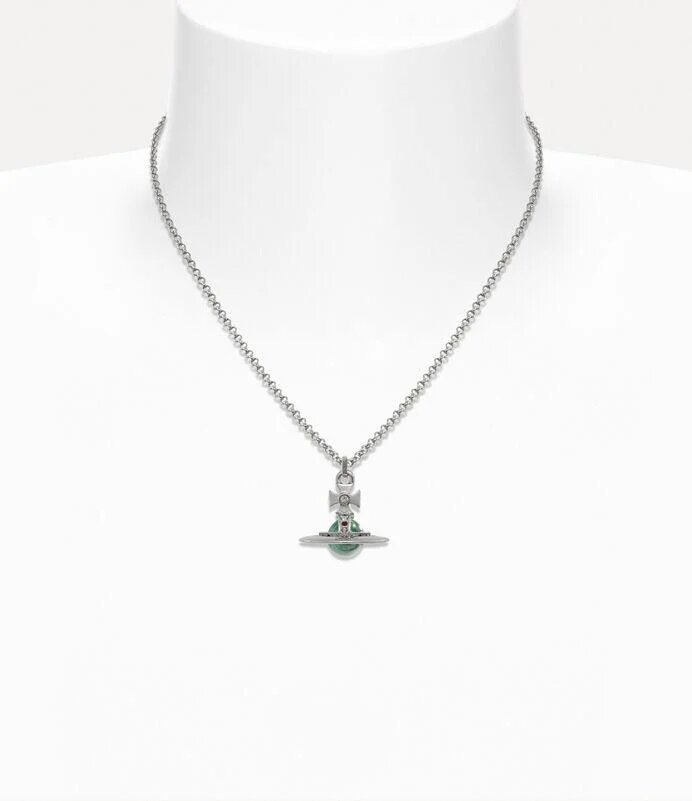 Подвеска Vivienne Westwood, кристаллы Swarovski, green — фото 1