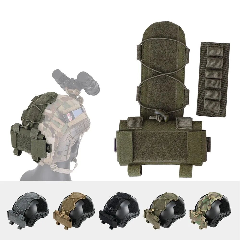 Krydex Gear Сумка тактическая Универсальный модуль MK1 противовес для шлема, зеленый, 500D нейлон