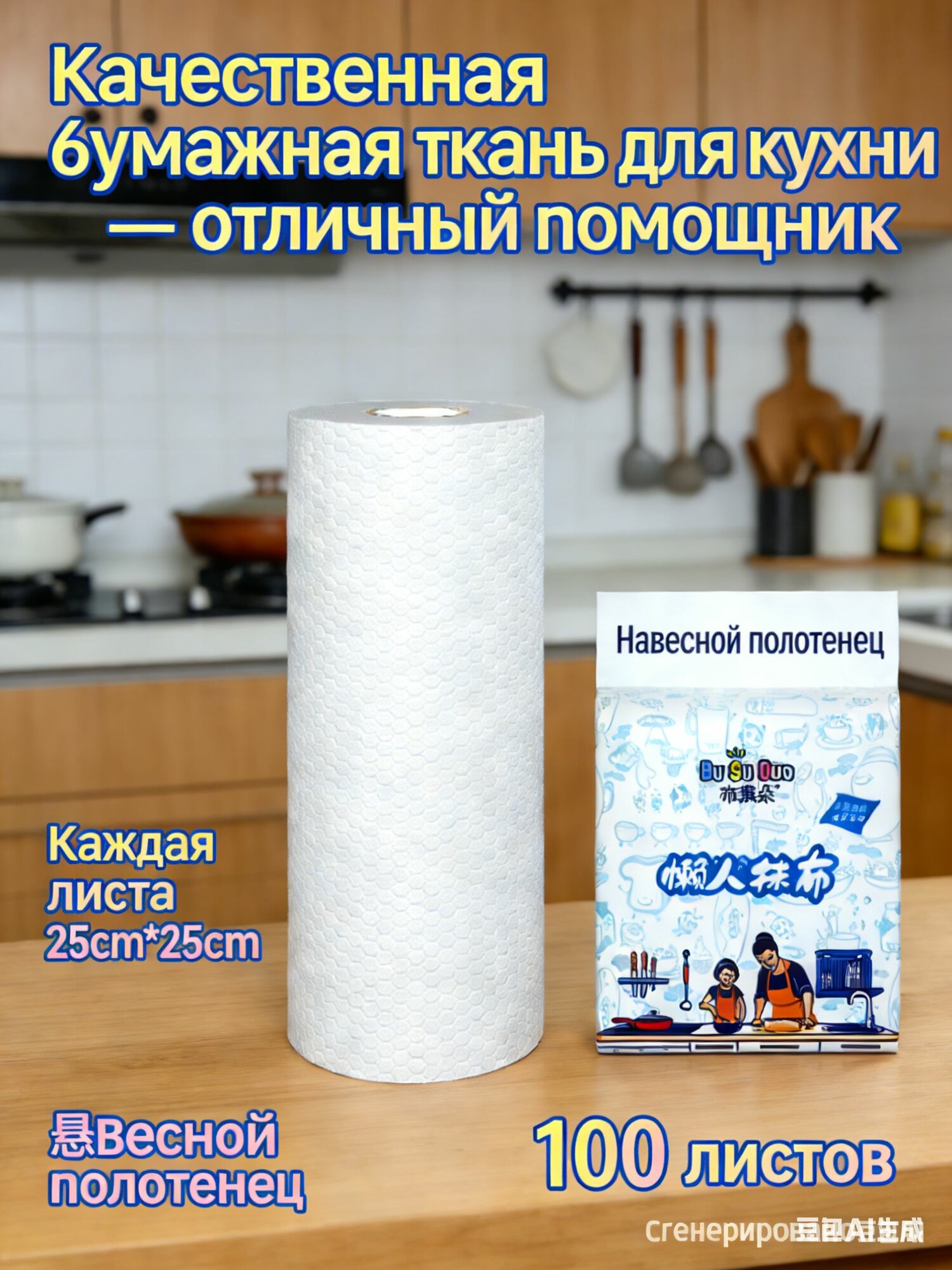 Cleaning Wipes, 100 pcs.